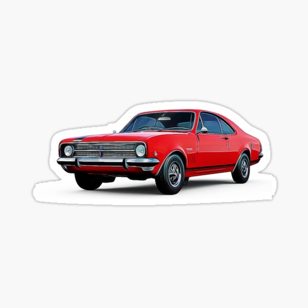Pegatina «Dibujos animados de Holden Monaro» de Auto-Prints | Redbubble