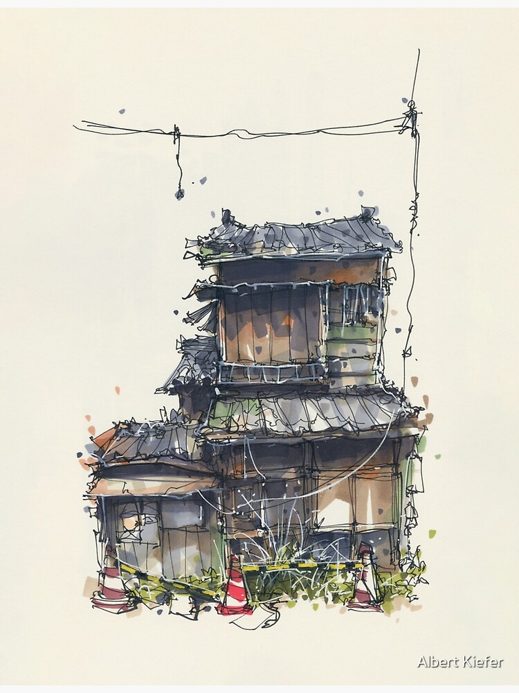 "TRADITIONAL JAPANESE HOUSE" Poster for Sale by akiefer | Redbubble