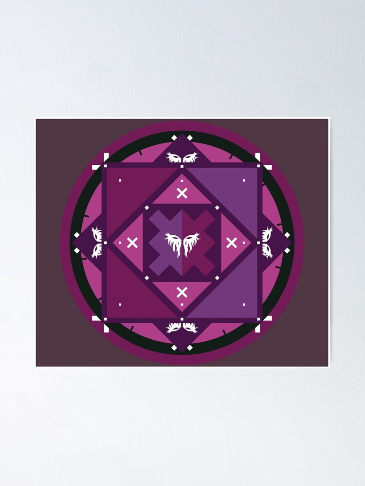 "Antivan Crows Mandala - Dragon Age Geometric Art" Poster for Sale by ...