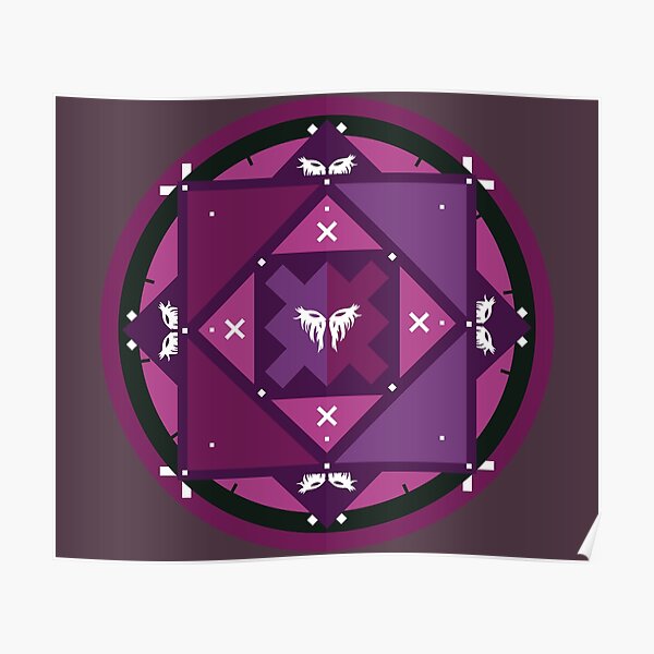 "Antivan Crows Mandala - Dragon Age Geometric Art" Poster by YTBooks ...