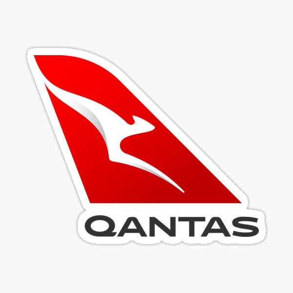 Qantas Airlines Stickers | Redbubble