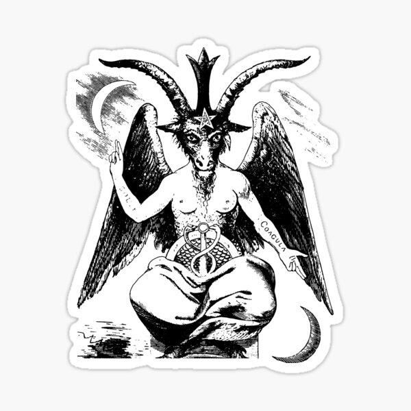"Baphomet" Sticker for Sale by Megatrip | Redbubble