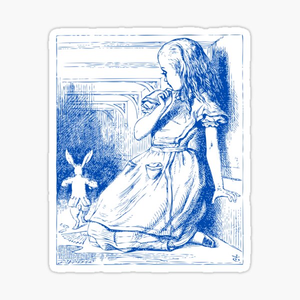 "Alice " Sticker for Sale by muradmurat1993 | Redbubble