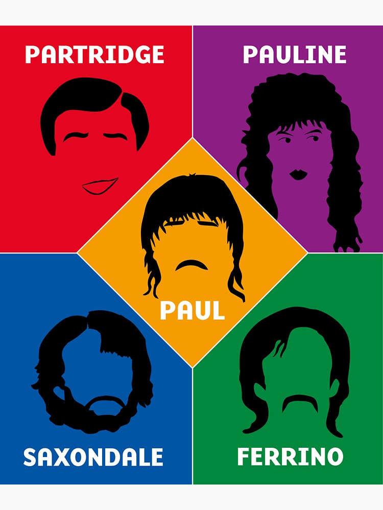 "Steve Coogan characters original graphic poster" Sticker by ...