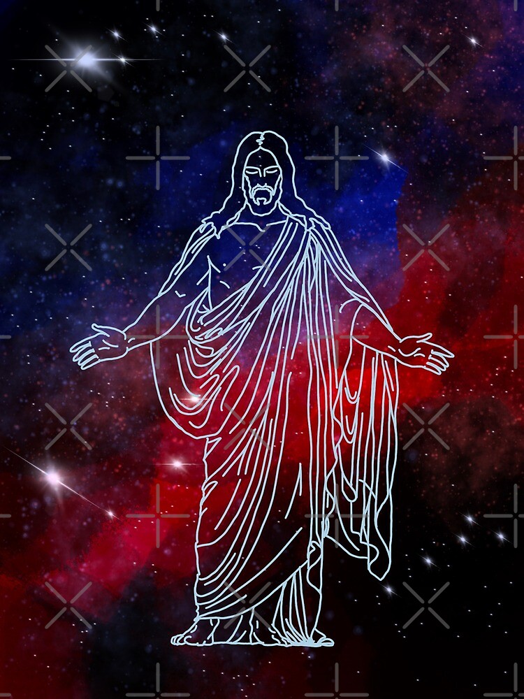 "LDS Space Jesus Logo" Metal Print by wordscribbles | Redbubble