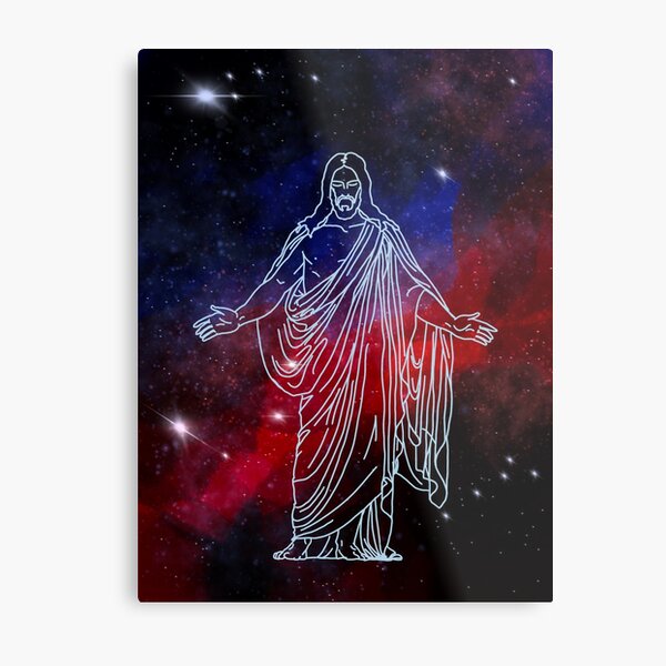 "LDS Space Jesus Logo" Metal Print by wordscribbles | Redbubble