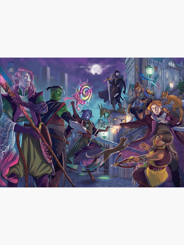 "The Mighty Nein Poster Art" Poster by KareeArt | Redbubble