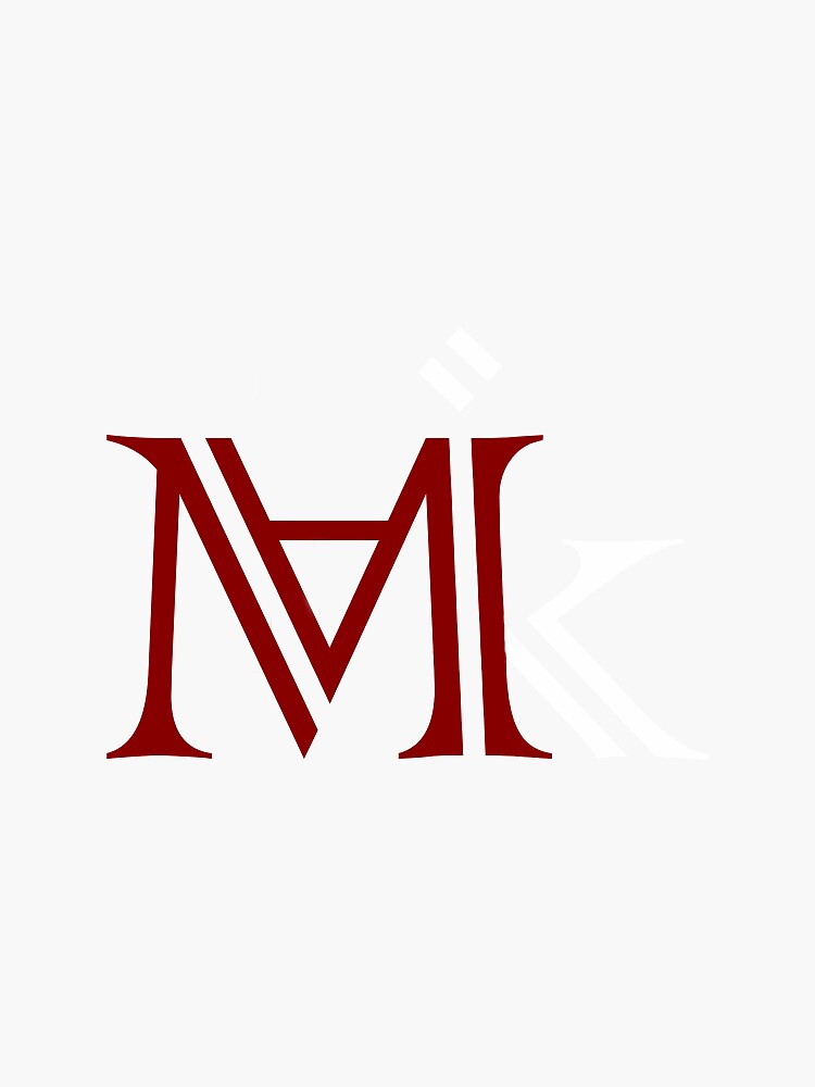 "Malik name logo" Sticker by mafou74 | Redbubble