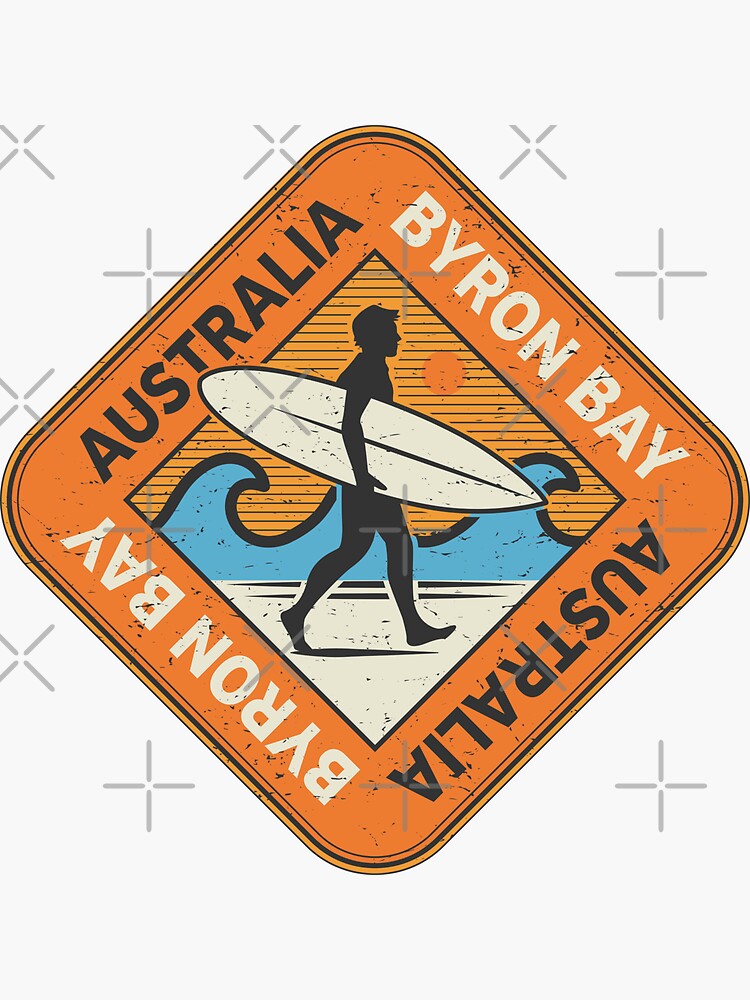"Byron Bay, Australia" Sticker by studio838 | Redbubble