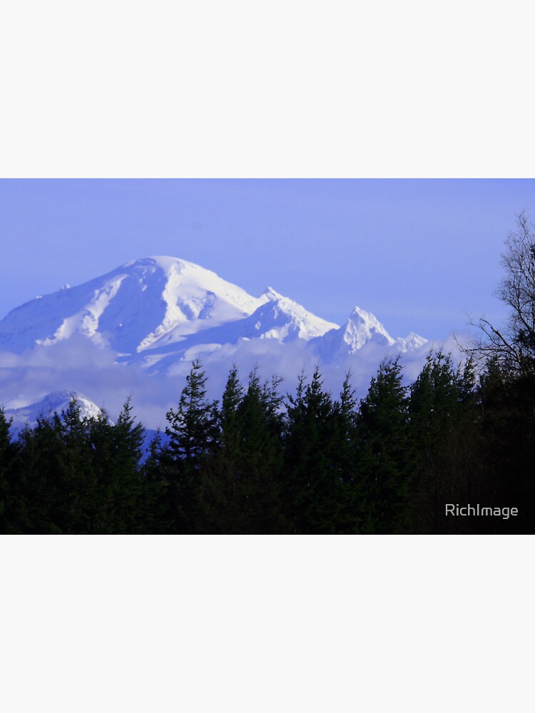 "Mt Baker" Sticker for Sale by RichImage | Redbubble