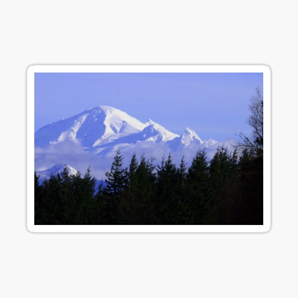 "Mt Baker" Sticker for Sale by RichImage | Redbubble