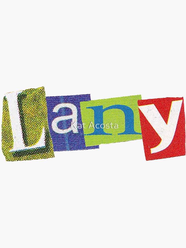"LANY cutout" Sticker for Sale by Kat Acosta | Redbubble