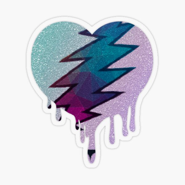 Bleeding Heart Stickers | Redbubble