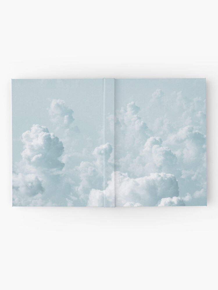 "light blue clouds aesthetic" Hardcover Journal for Sale by Pictandra ...