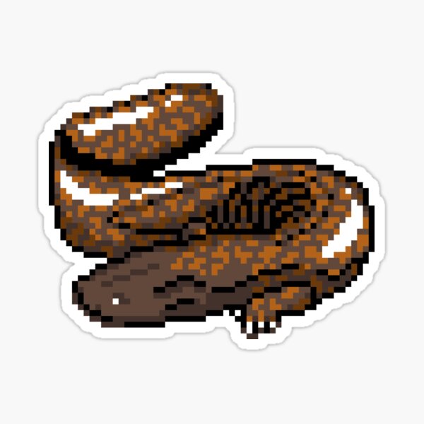 "Hellbender" Sticker by PixelCompendium | Redbubble