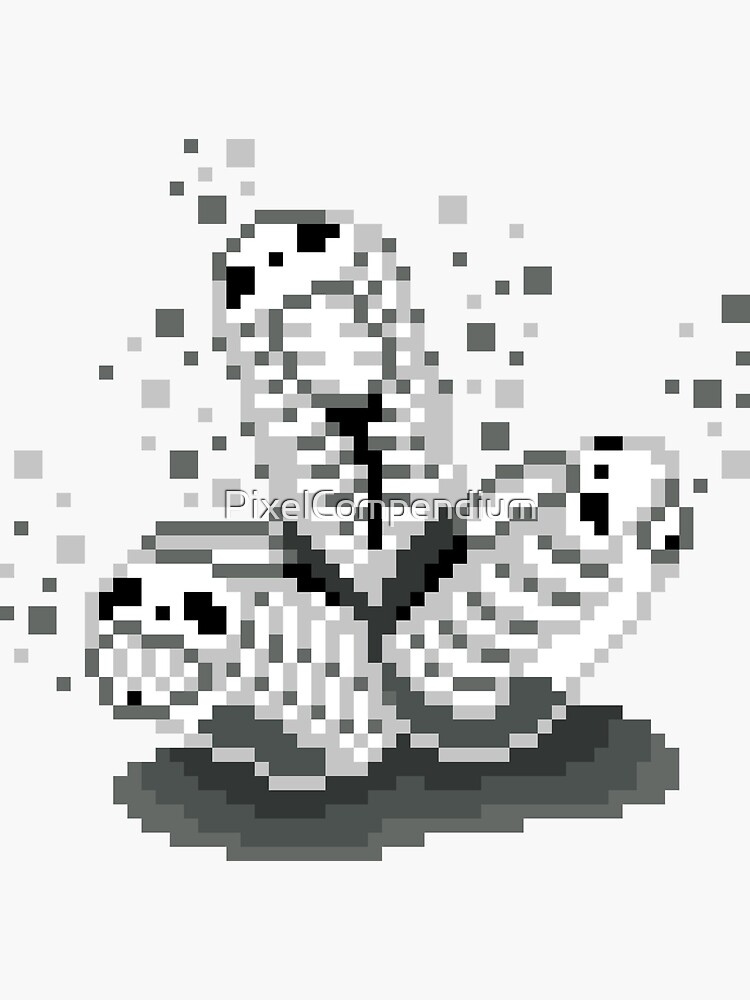 "Skeleton Panda Sea Squirt" Sticker for Sale by PixelCompendium | Redbubble