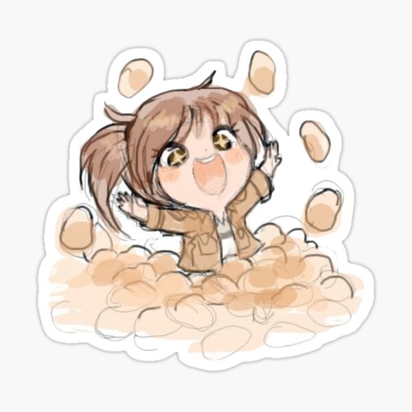"Attack on Titan Sasha fan art session 4 " Sticker for Sale by eman ...
