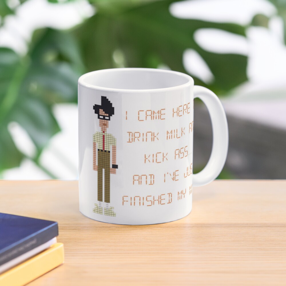 "The IT Crowd – I Came Here to Drink Milk and Kick Ass" Coffee Mug for ...