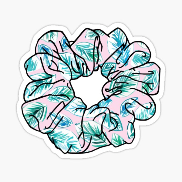 "Scrunchie print sticker" Sticker for Sale by Cutestickers23 | Redbubble