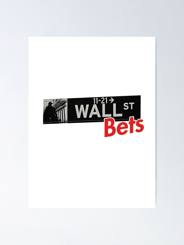 Póster «logo de wallstreetbets - reddit r / logo de wallstreetbets» de FlyGraphics | Redbubble