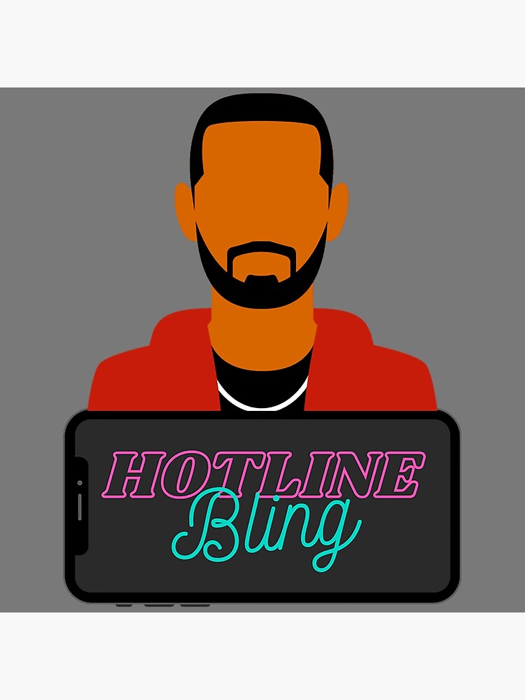 "Drake Hotline Bling Cartoon" Poster for Sale by Snellys | Redbubble