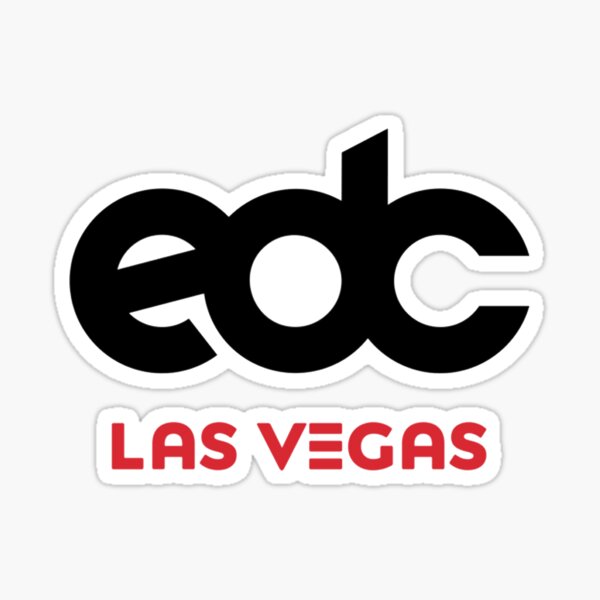 "EDC Las Vegas" Sticker for Sale by RaveRevival | Redbubble