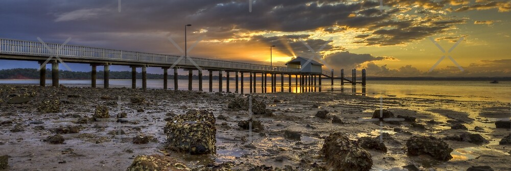 "Victoria Point Jetty" by Ransyn Designs | Redbubble