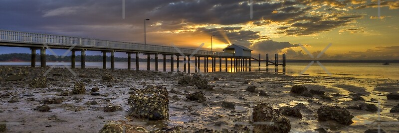 "Victoria Point Jetty" by Ransyn Designs | Redbubble