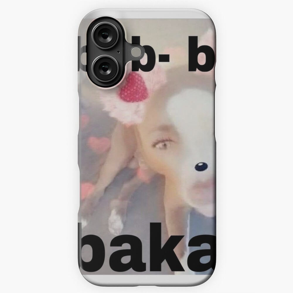 "b- b- baka" Sticker for Sale by dazedstickerz | Redbubble