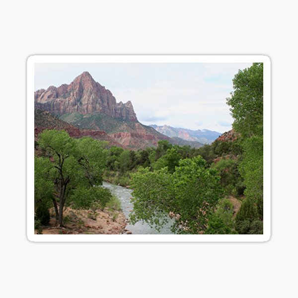 "The Watchman, Zion National Park, Utah" Sticker for Sale by FranWest ...