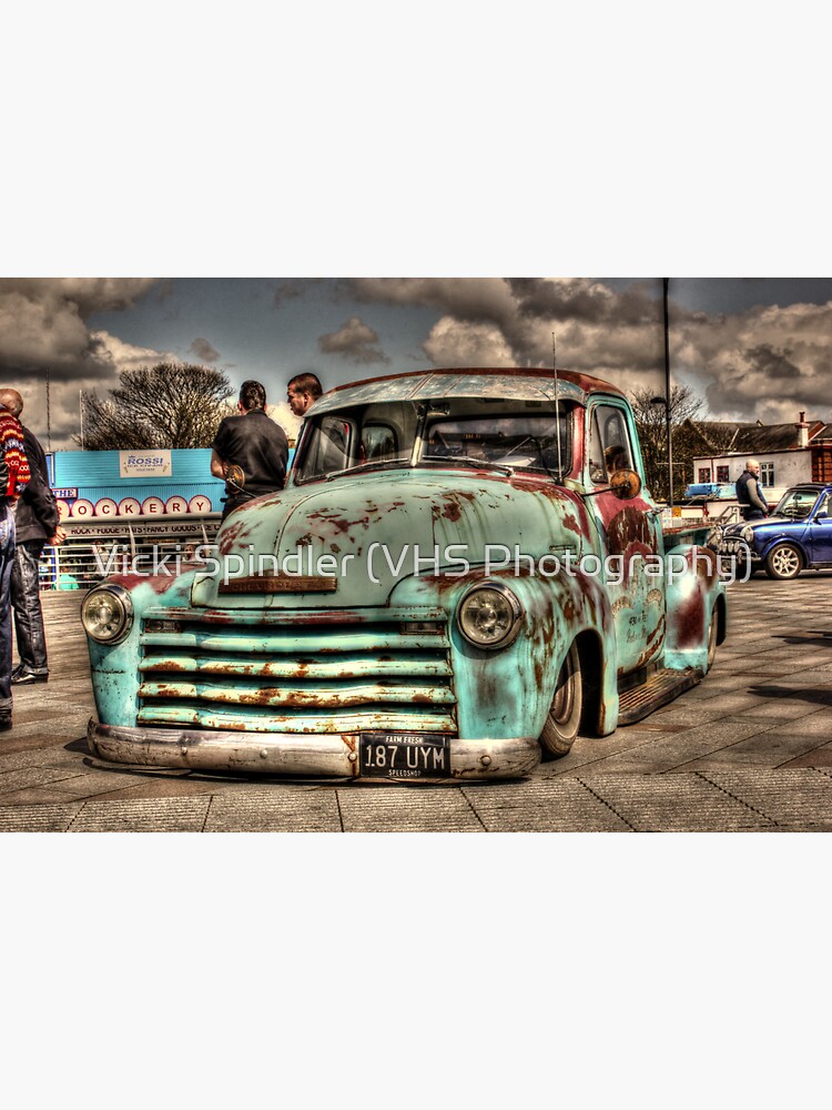 "Rusty Chevrolet HDR" Sticker for Sale by ViczS | Redbubble