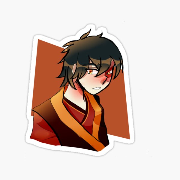 "Prince zuko" Sticker by Soffy-Chan44 | Redbubble