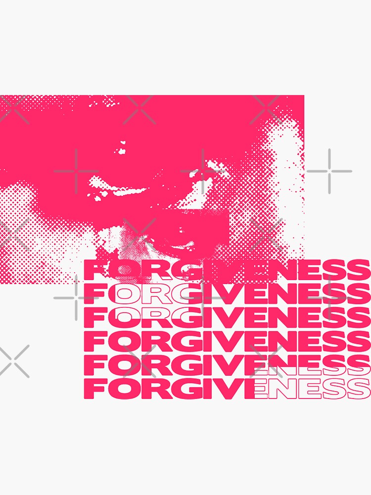 "Forgiveness" Sticker for Sale by Kannikala626 | Redbubble