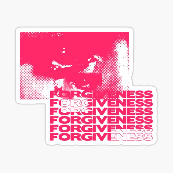 "Forgiveness" Sticker for Sale by Kannikala626 | Redbubble