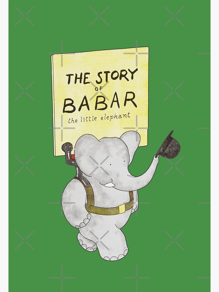 "The story of Babar" Poster for Sale by nostalgia-store | Redbubble