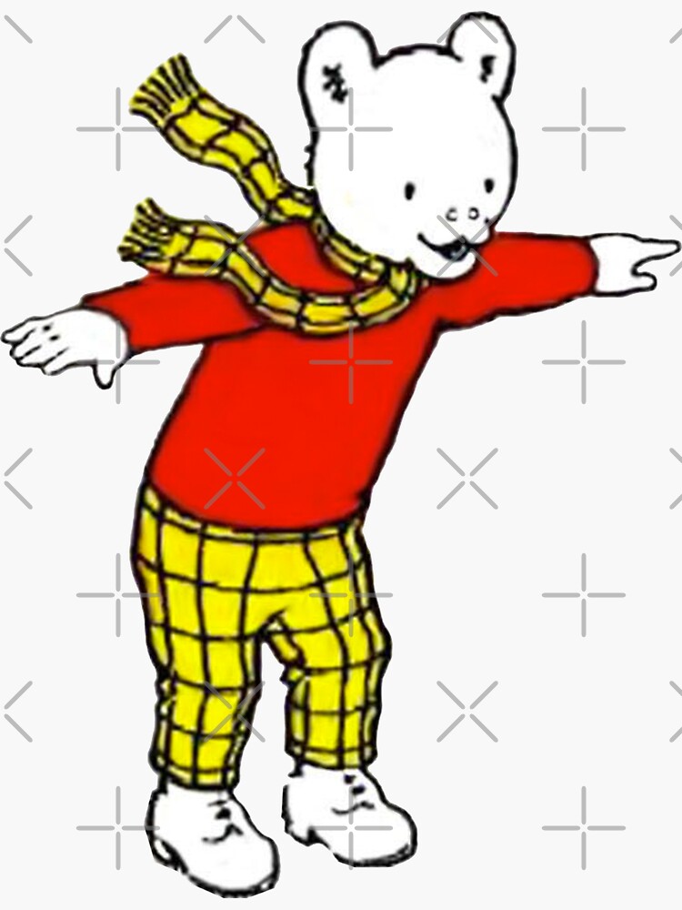 "Rupert bear" Sticker for Sale by nostalgia-store | Redbubble
