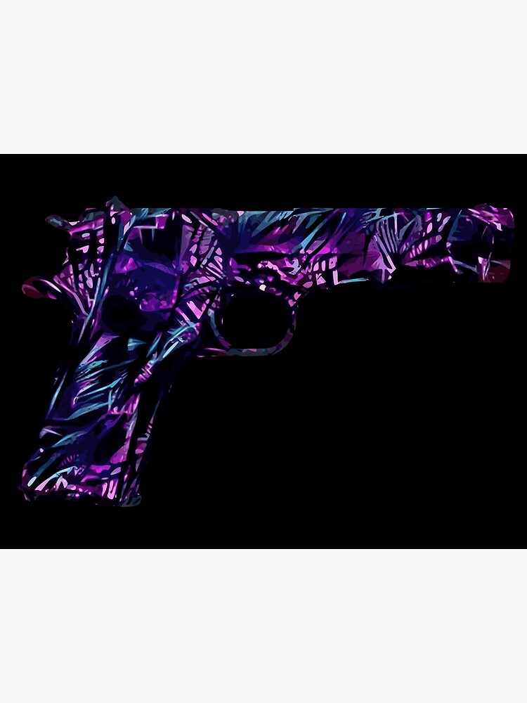 "Miami Pistol" Poster by VectorPaintings | Redbubble