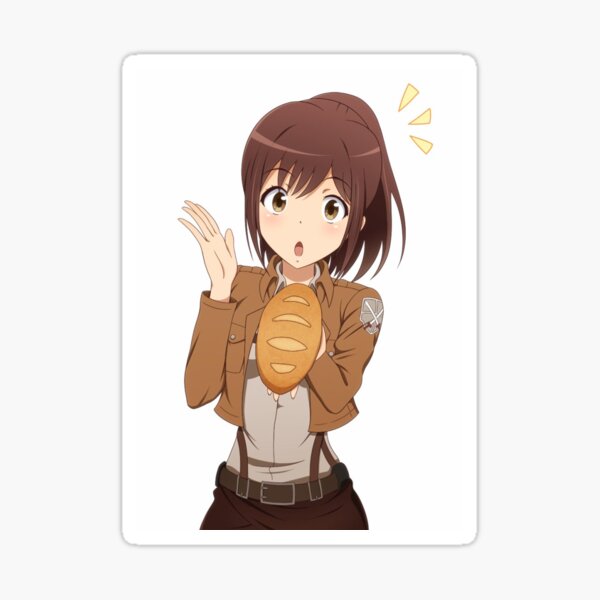 "Sasha Braus - Attack on Titans Stickers" Sticker for Sale by HugoYuli ...