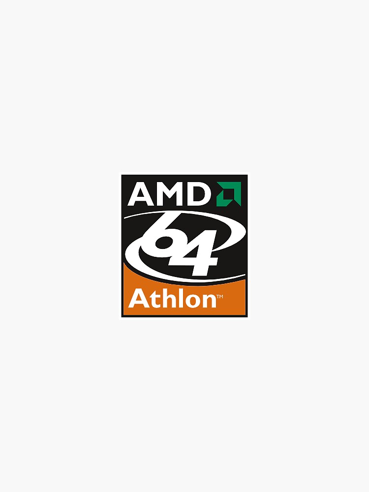 "AMD Athlon 64 Sticker" Sticker for Sale by shibethedogge | Redbubble