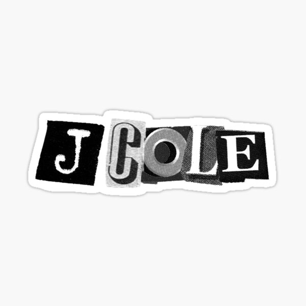"J Cole Cutout" Sticker for Sale by fazekitkat | Redbubble