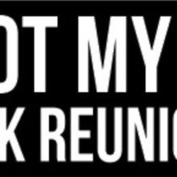"Dark Reunion " Sticker for Sale by savagesketching | Redbubble