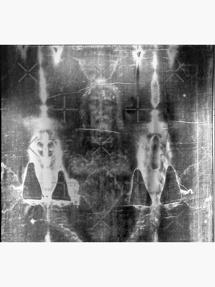 "Easter: Holy Face of Jesus negative of the shroud of Turin" Poster by ...