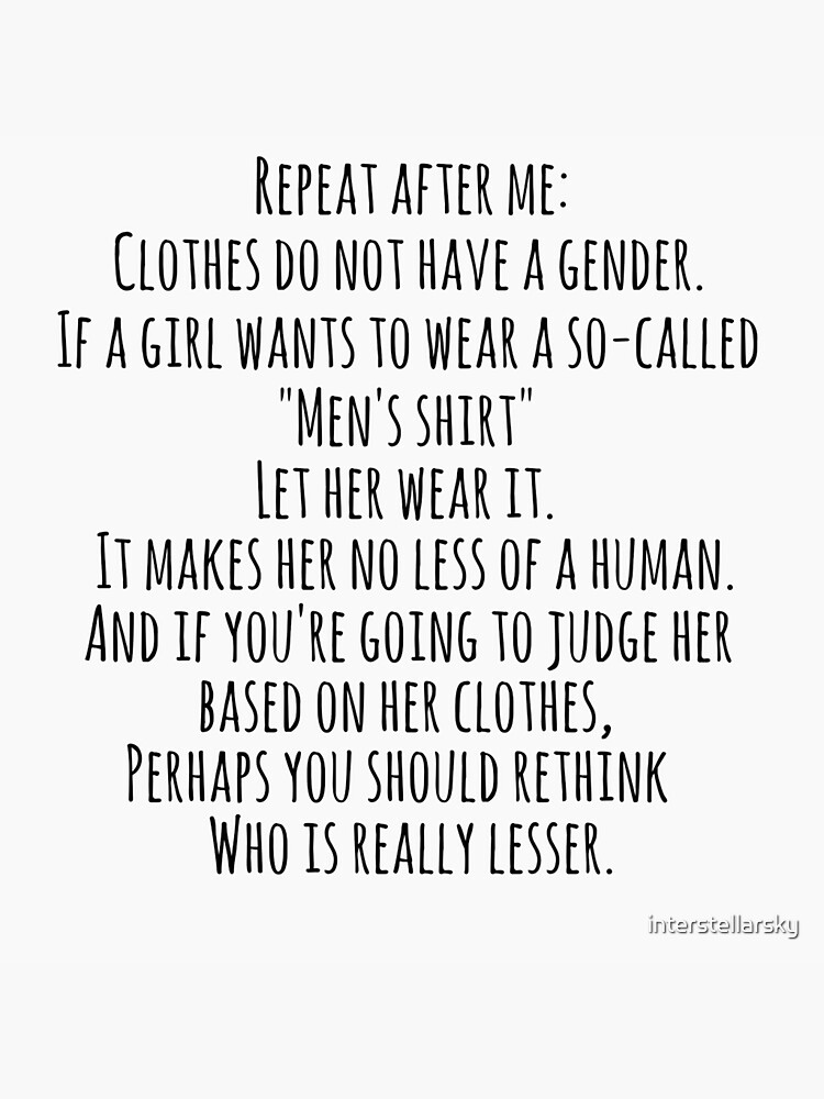 "End Gender Labeling" Sticker by interstellarsky | Redbubble