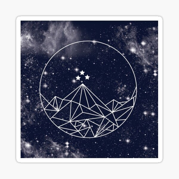 "Acomaf Mountains" Sticker for Sale by FanArtzz | Redbubble