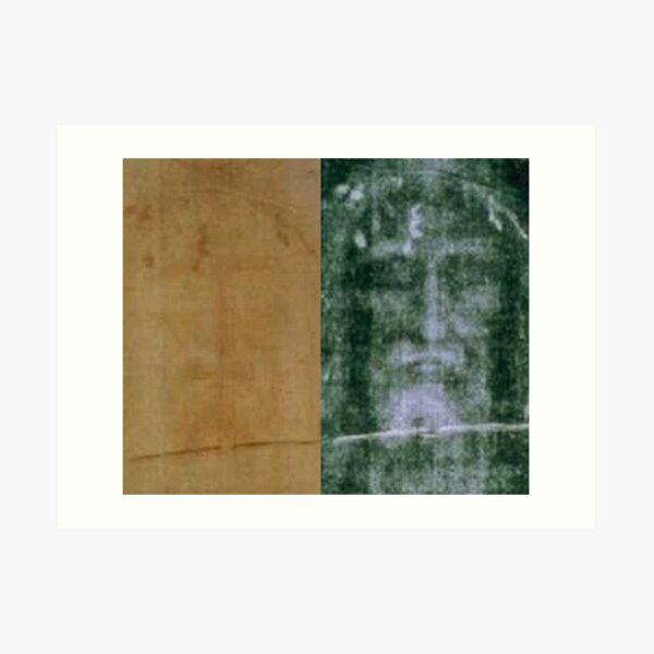 "Easter: Holy Face of Jesus negative an image of the shroud of Turin ...