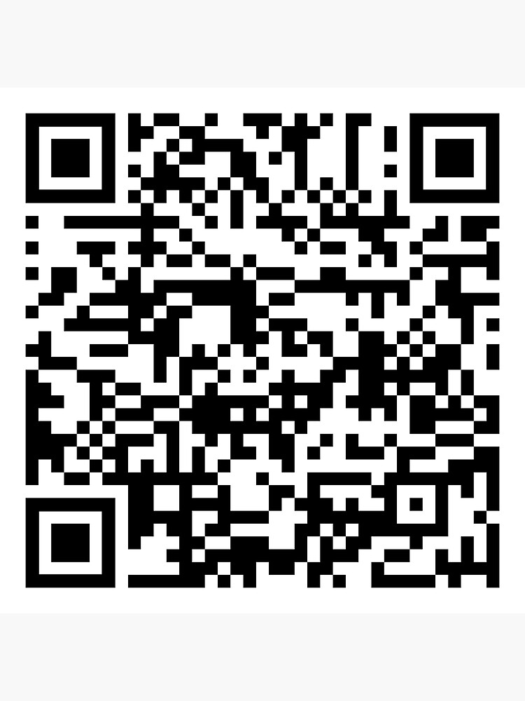 "Rick Rolled - QR Code - Rick Astley - Never Gonna Give You Up" Sticker ...