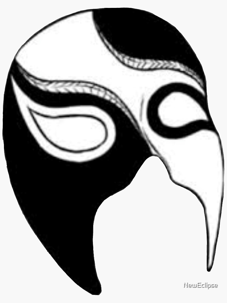 Pegatina «BJ Alex Mask» de NewEclipse | Redbubble