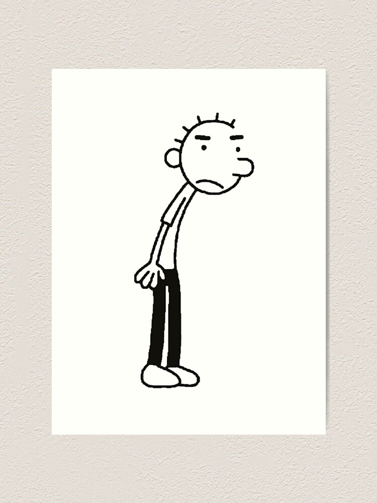 "roderick heffley diary of a wimpy kid" Art Print for Sale by bullie ...