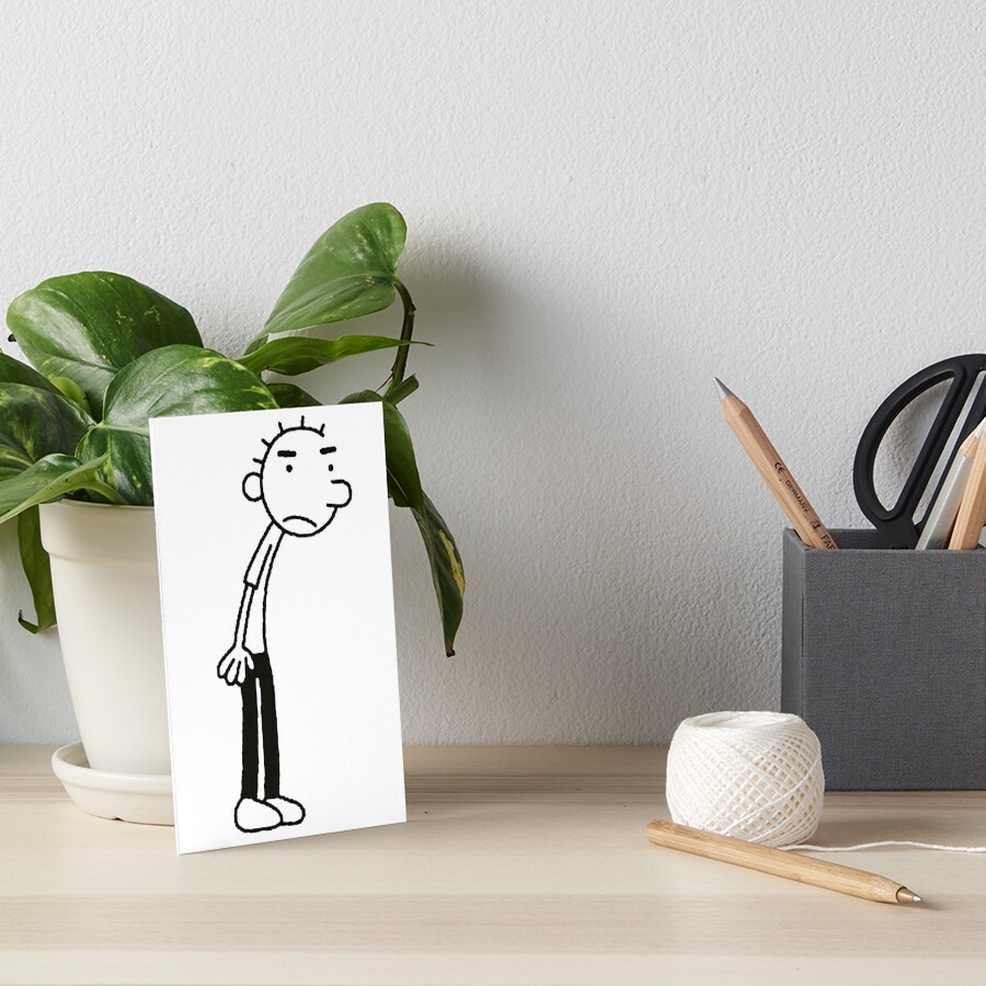 "roderick heffley diary of a wimpy kid" Art Board Print for Sale by ...