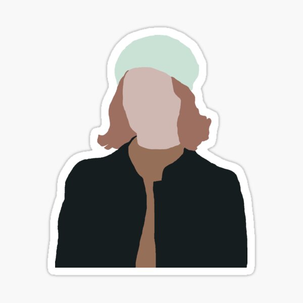 "Beth harmon outline portrait- queen's gambit " Sticker for Sale by ...